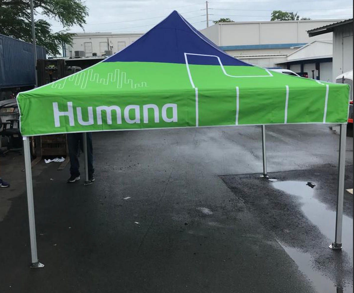 Humana Branded - Premium Aluminum 10'x10' - 10'x15' - 10'x20' - 20'x20 ...